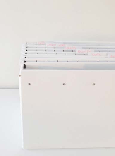 How to tidy paper - Minimalist Me